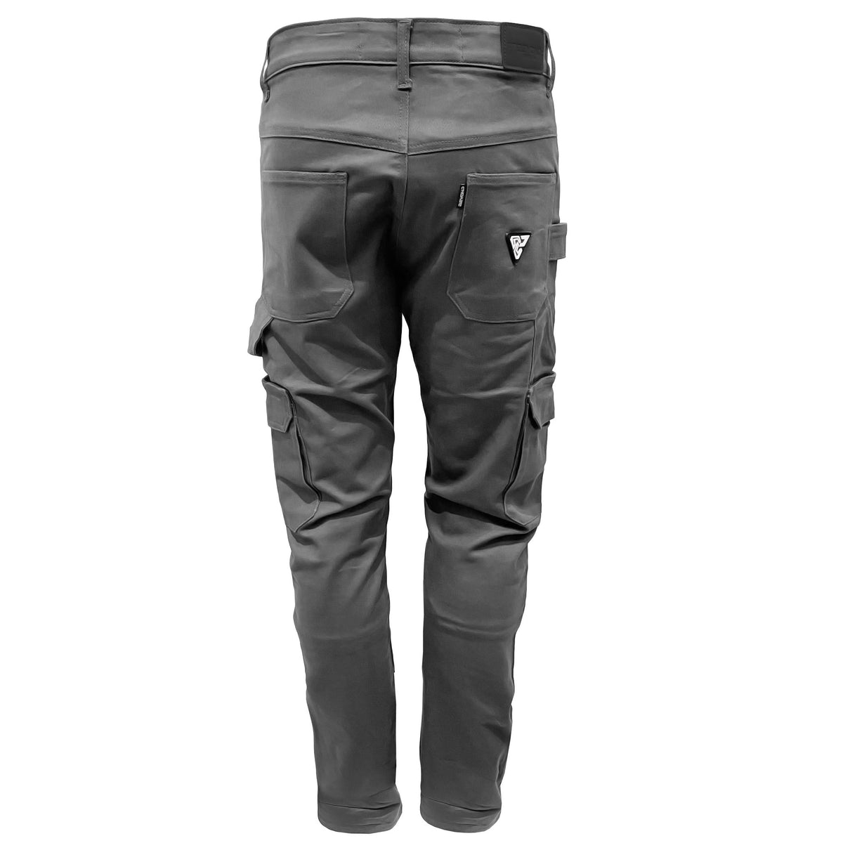 Straight Leg Cargo Pants - Gray with Pads | Build Kit Boards