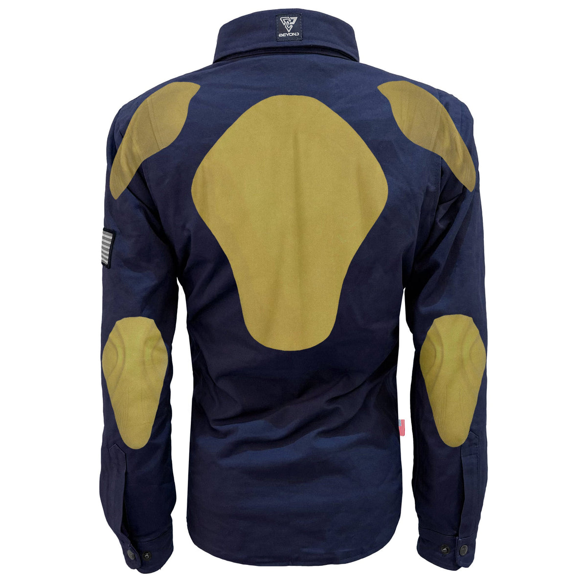 Protective Canvas Jacket for Women - Navy Blue with Pads | Build Kit Boards